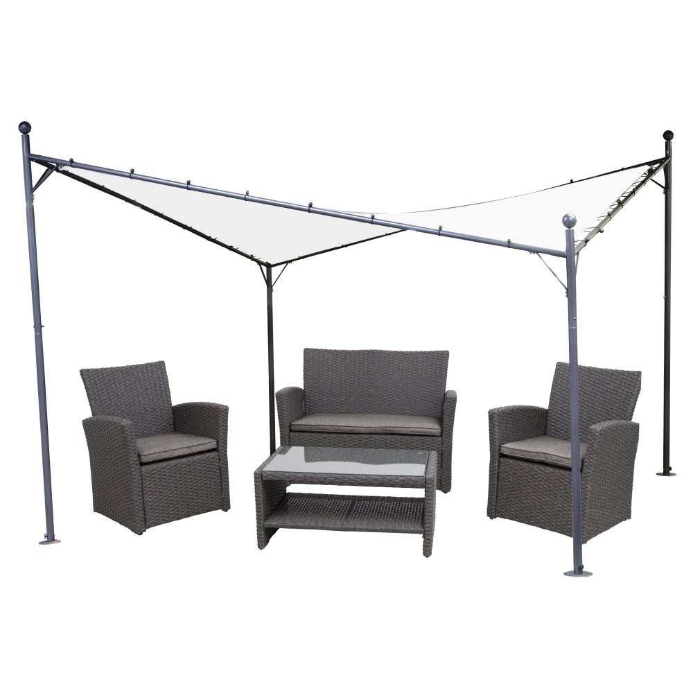 Pavillons günstig kaufen - Pavillon 4x4 - Siena Sonnensegel Berlino